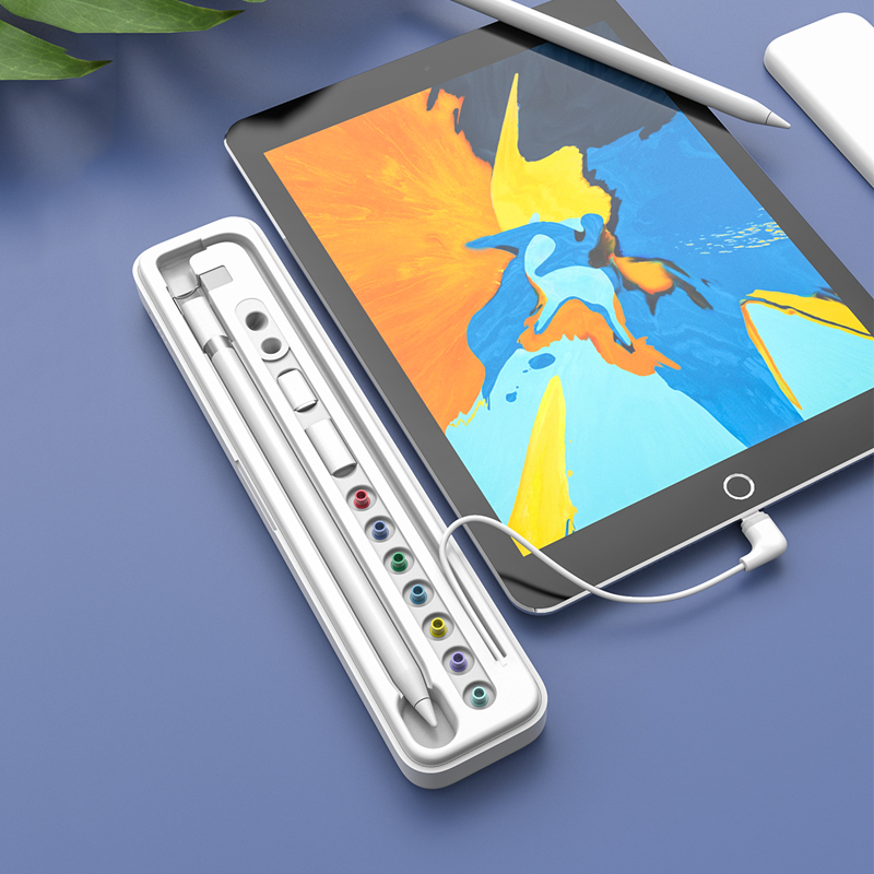 Han pen box charging treasure magnetic flip Apple pen capacitance pen ...