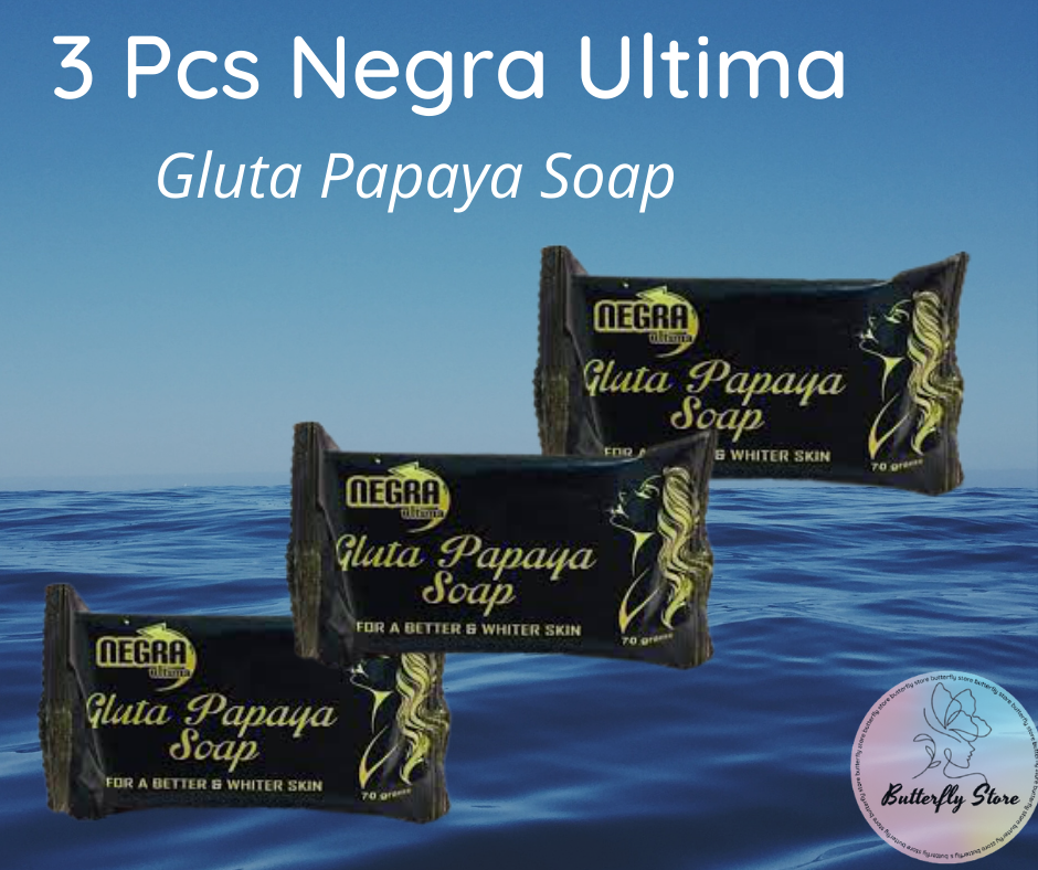 3 pcs Negra Ultima Gluta Papaya Soap Original 100% | Lazada PH