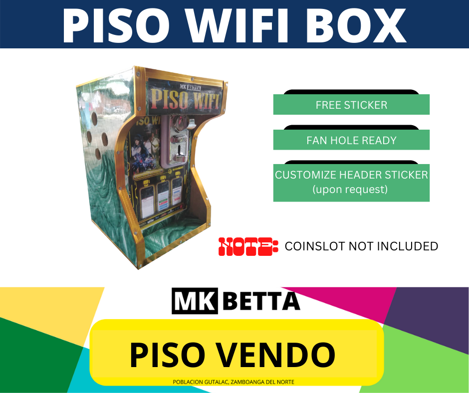 PISO WIFI BOX with FREE ADHESIVE STICKER | Lazada PH