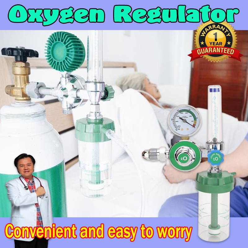 Medical Oxygen Regulator w/ Nasal Cannula and Wrench Oxyplus Medical ...