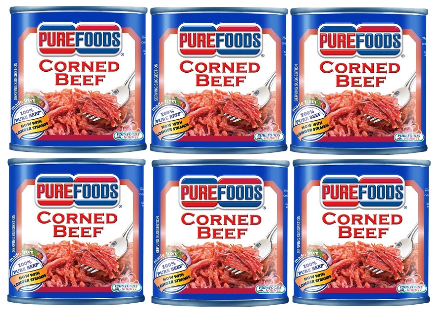 Purefoods Corned Beef 210g - Pack of 6 | Lazada PH