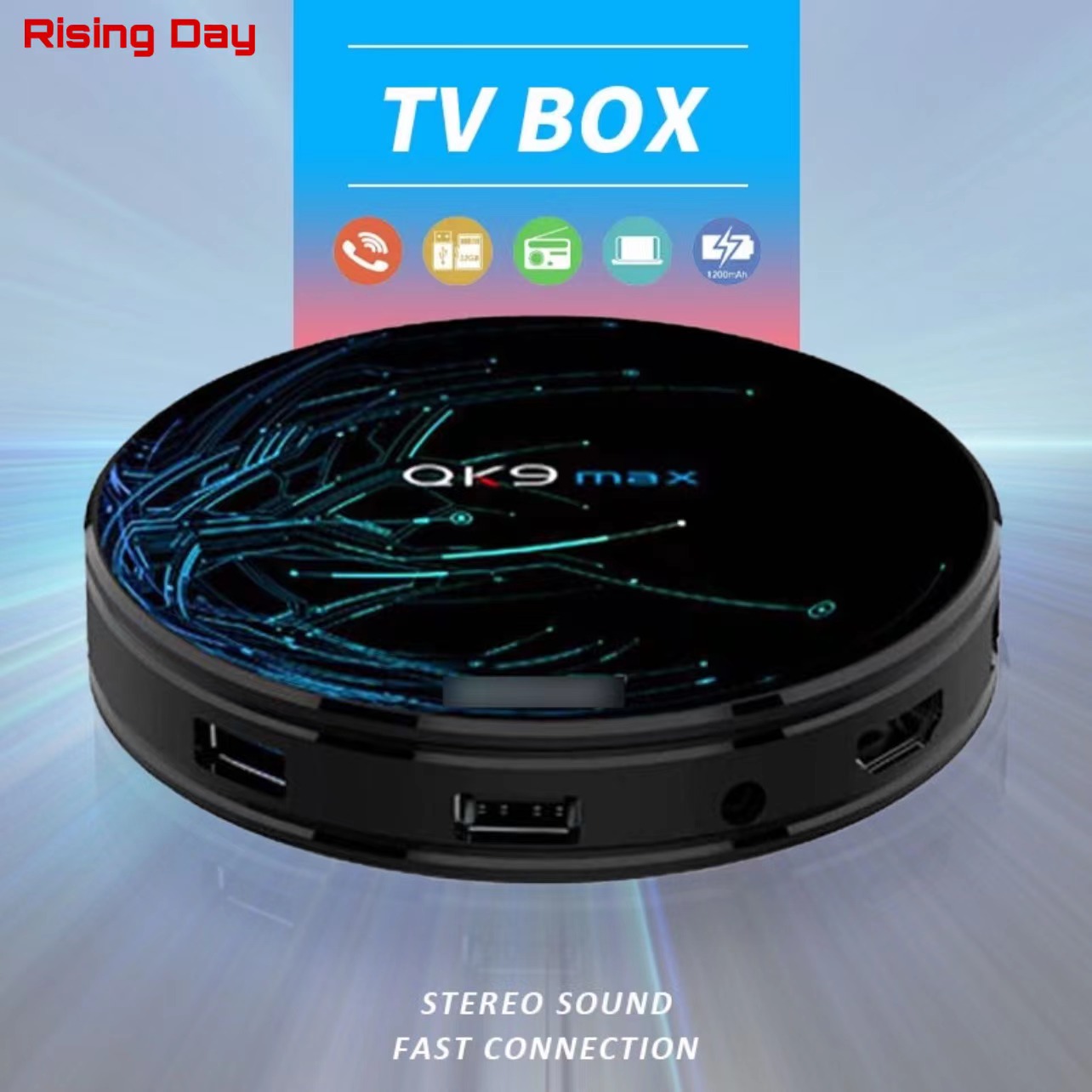 NEW QK9 Max TV Box 4GB+64GB 5G Wi-Fi Android 10.0 4k Ultra HD High ...