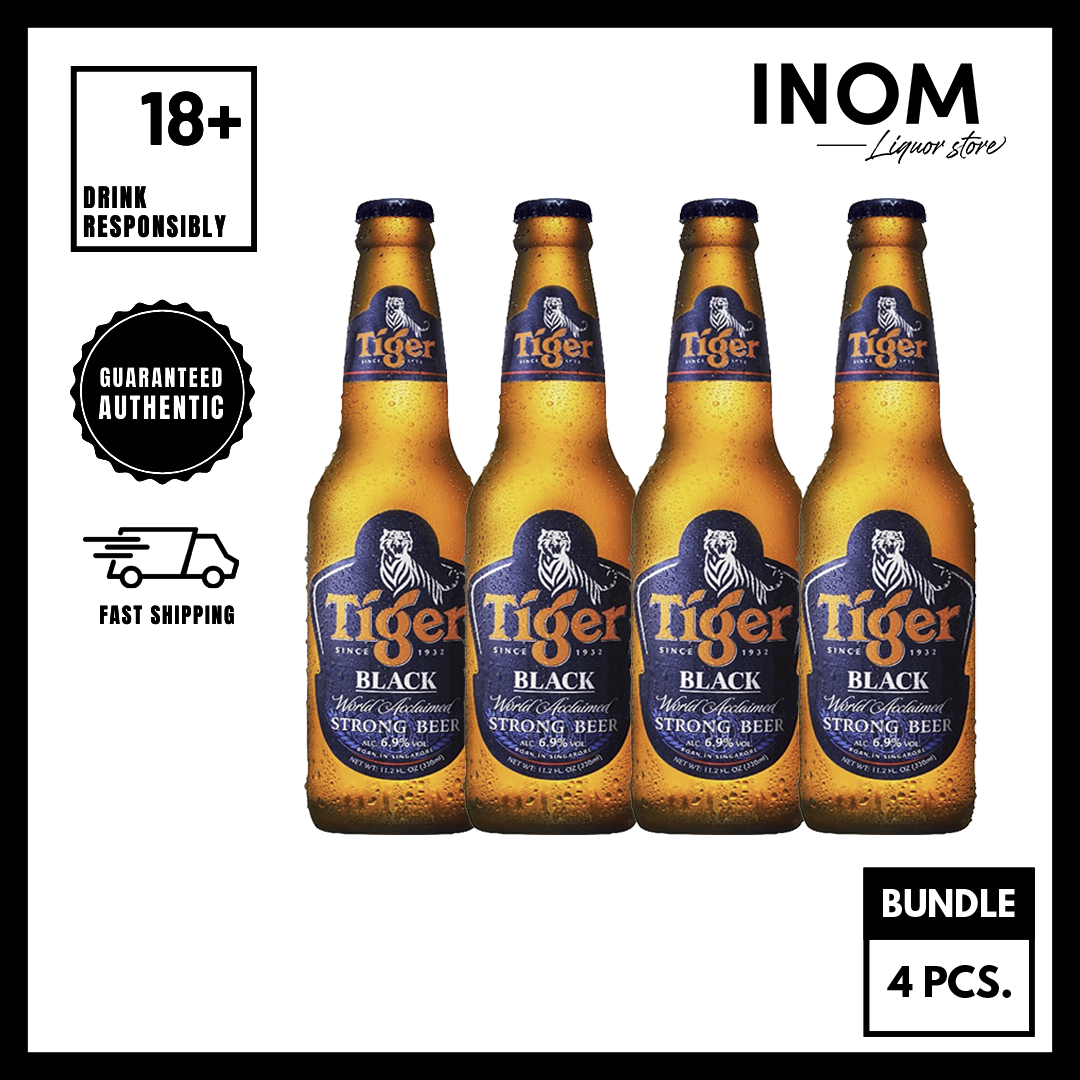 Tiger Beer Black 330ml Bundle of 4 | Lazada PH