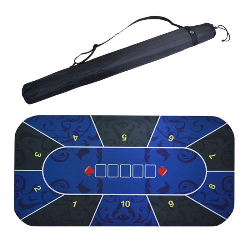 Qy Poker Board Game Rectangular Rubber Pad Playing Card Tablecloth ...