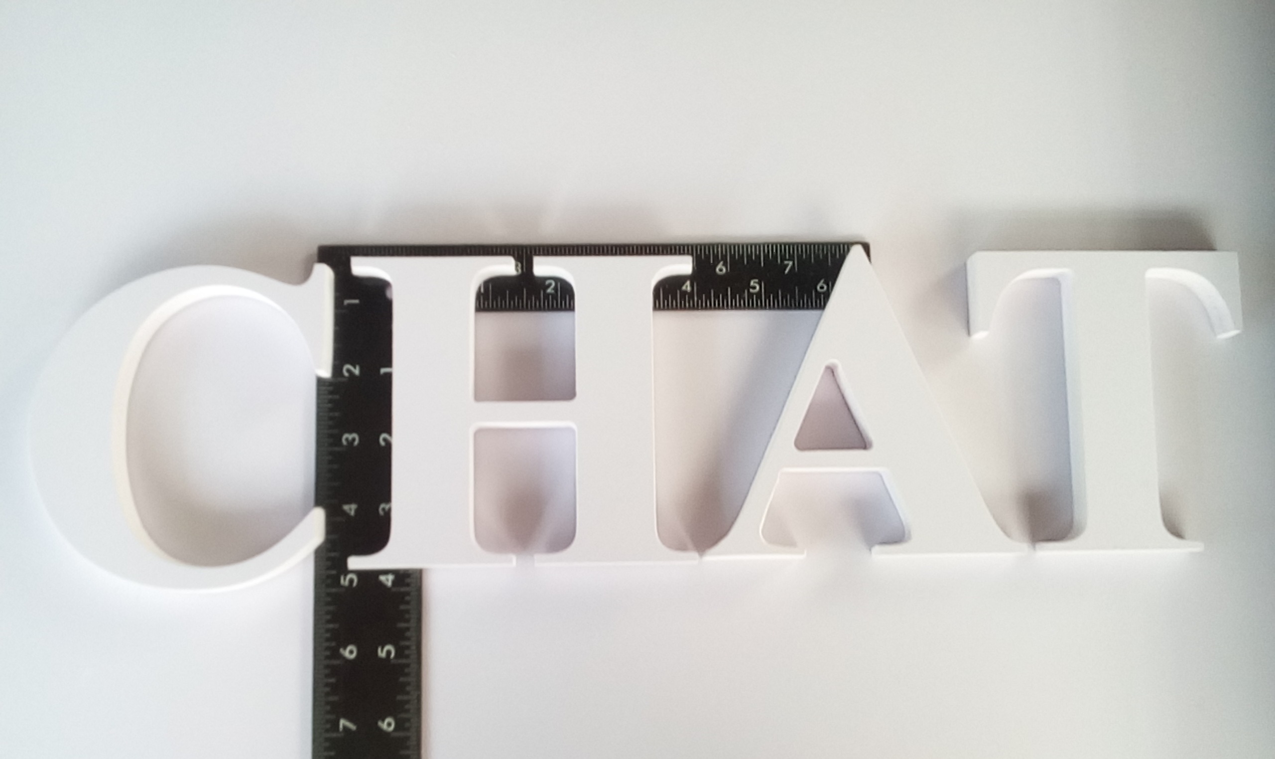 COMPUTERIZED CUT LETTERS ON HARD 12MM SINTRA BOARD | Lazada PH