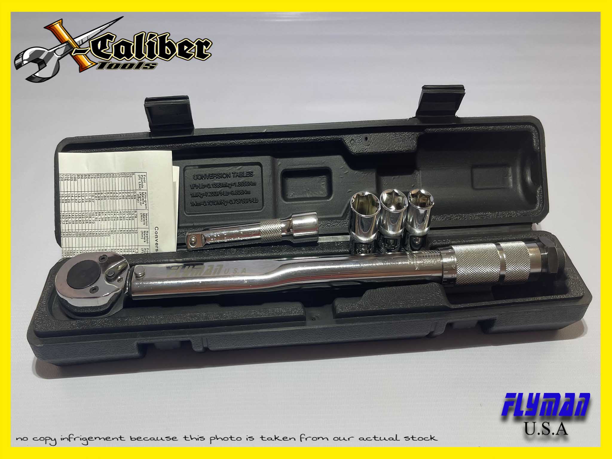 FLYMAN 5in1 ADJUSTABLE TORQUE WRENCH 1/2 DR. | Lazada PH