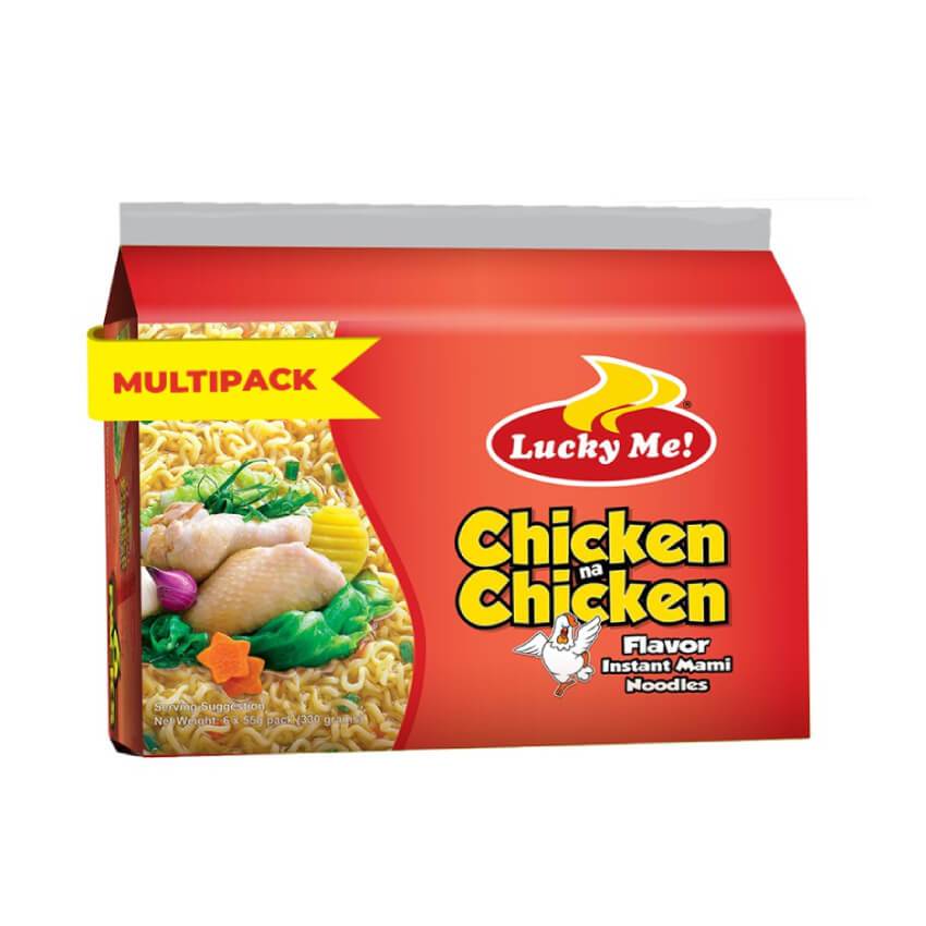 Lucky Me! Chicken na Chicken Instant Noodles (6 x 55g) | Lazada PH