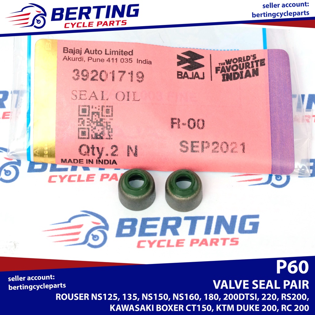 50%promotion！！！ 2PCS VALVE SEAL Rouser 135 180 200 220 NS150 NS160 ...