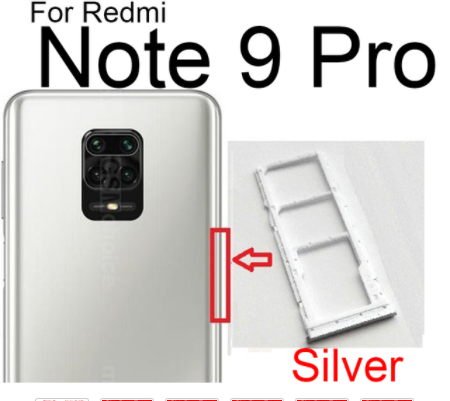 Sim Card Tray Holder For Xiaomi Redmi Note 9 Pro Sim Card Reader ...