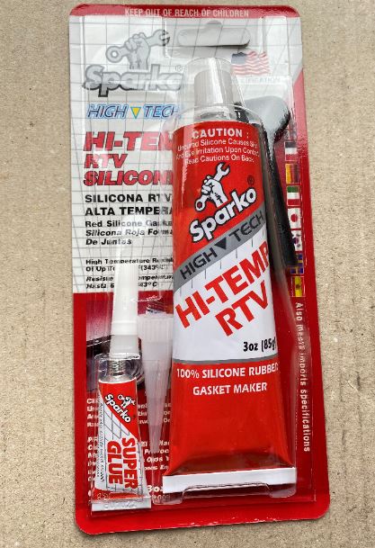 12pcs (1 box) Sparko Hi-Temp RTV Silicone Gasket Maker RED 85g with FREE Glue | Lazada PH