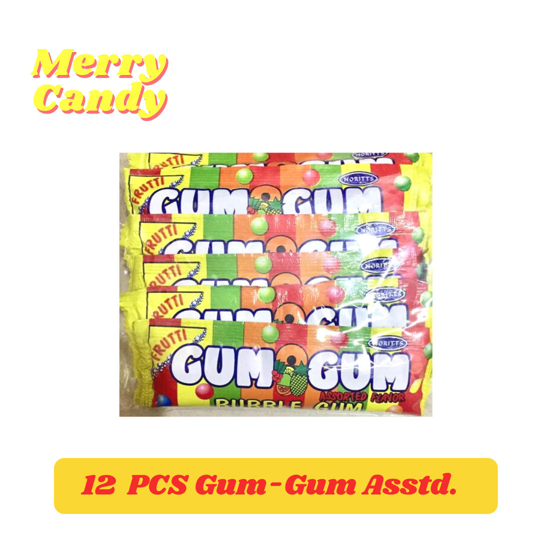 12 PCS Noritts Gumberry & Gum Gum (Strawberry & Asstd. Flavor) | Lazada PH