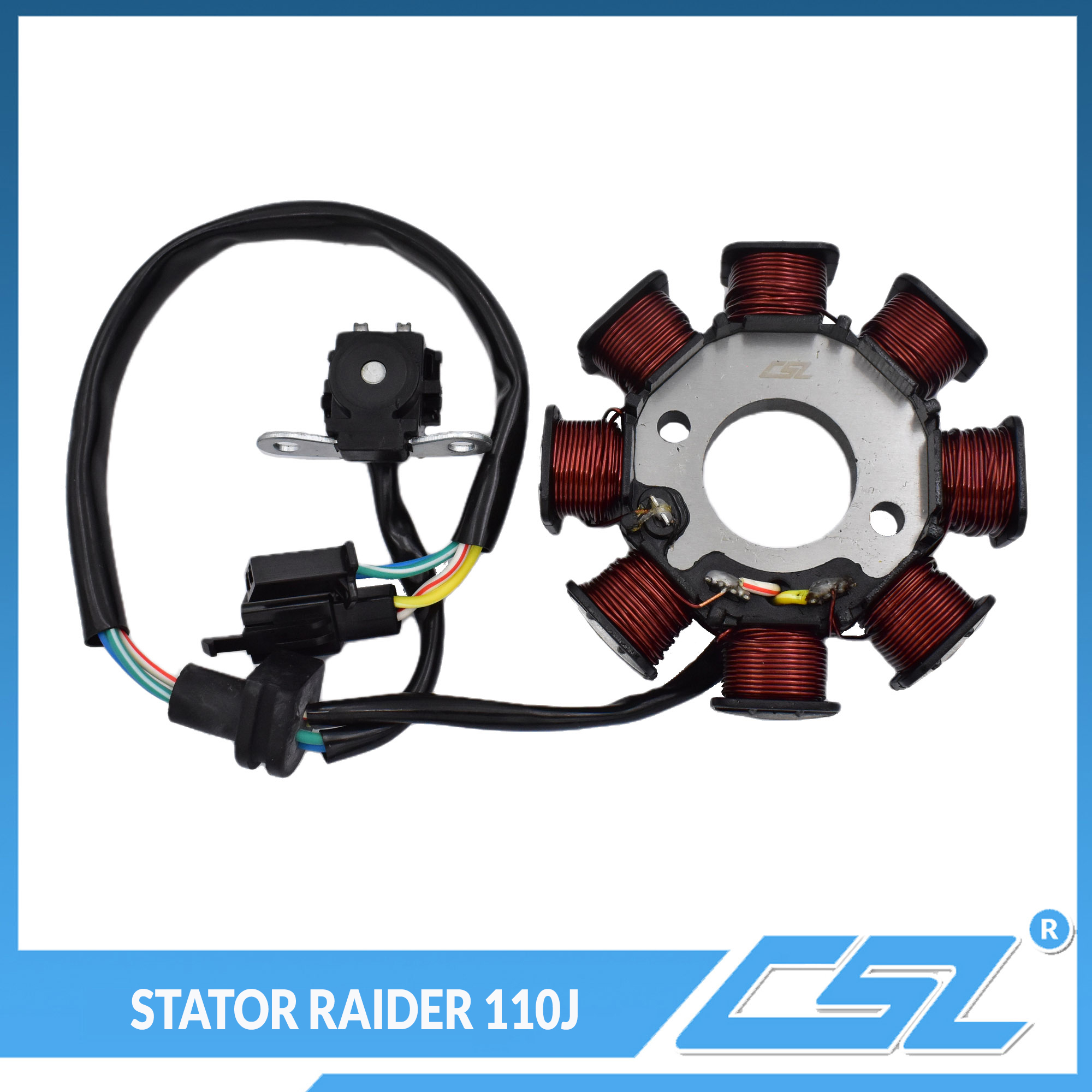 CSL Motor Parts Japan Quality Stator Coil for Suzuki Raider 110J ...