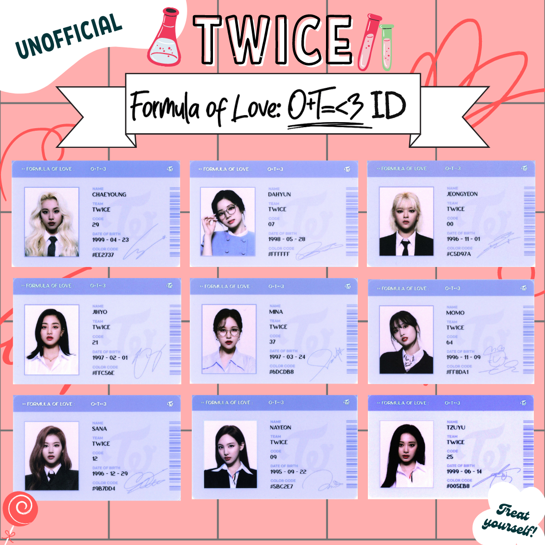 TWICE 3RD ALBUM Formula of Love : O+T