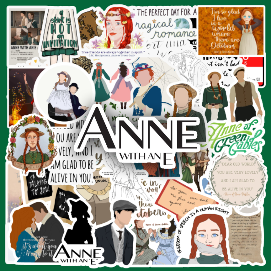 Anne with an E 50 pcs Waterproof Stickers | Lazada PH