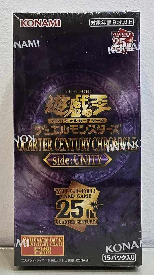 Yu-Gi-Oh! OCG 25th Anniversary Quarter Century Chronicle Side UNITY Booster Box 15s (Japanese ...