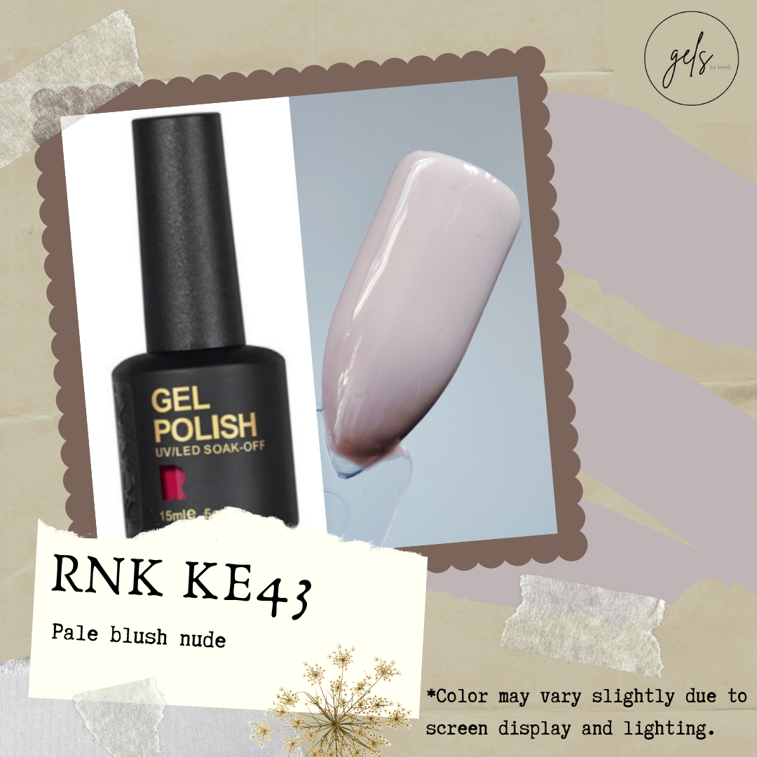 RONIKI Color Gel Polish 15ml Soak Off Nail Polish UV LED Gelpolish for ...