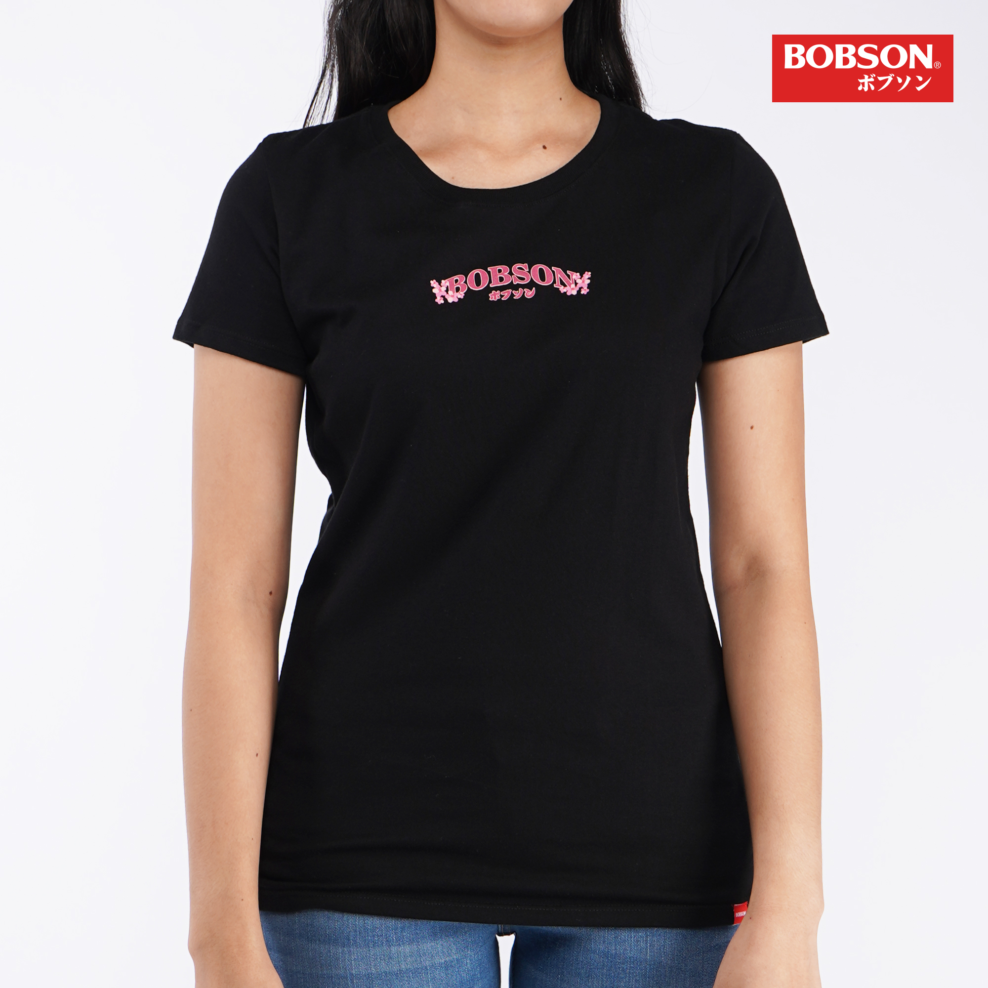 Bobson Ladies Basic Tees Regular Fit 108175-U (Black) | Lazada PH