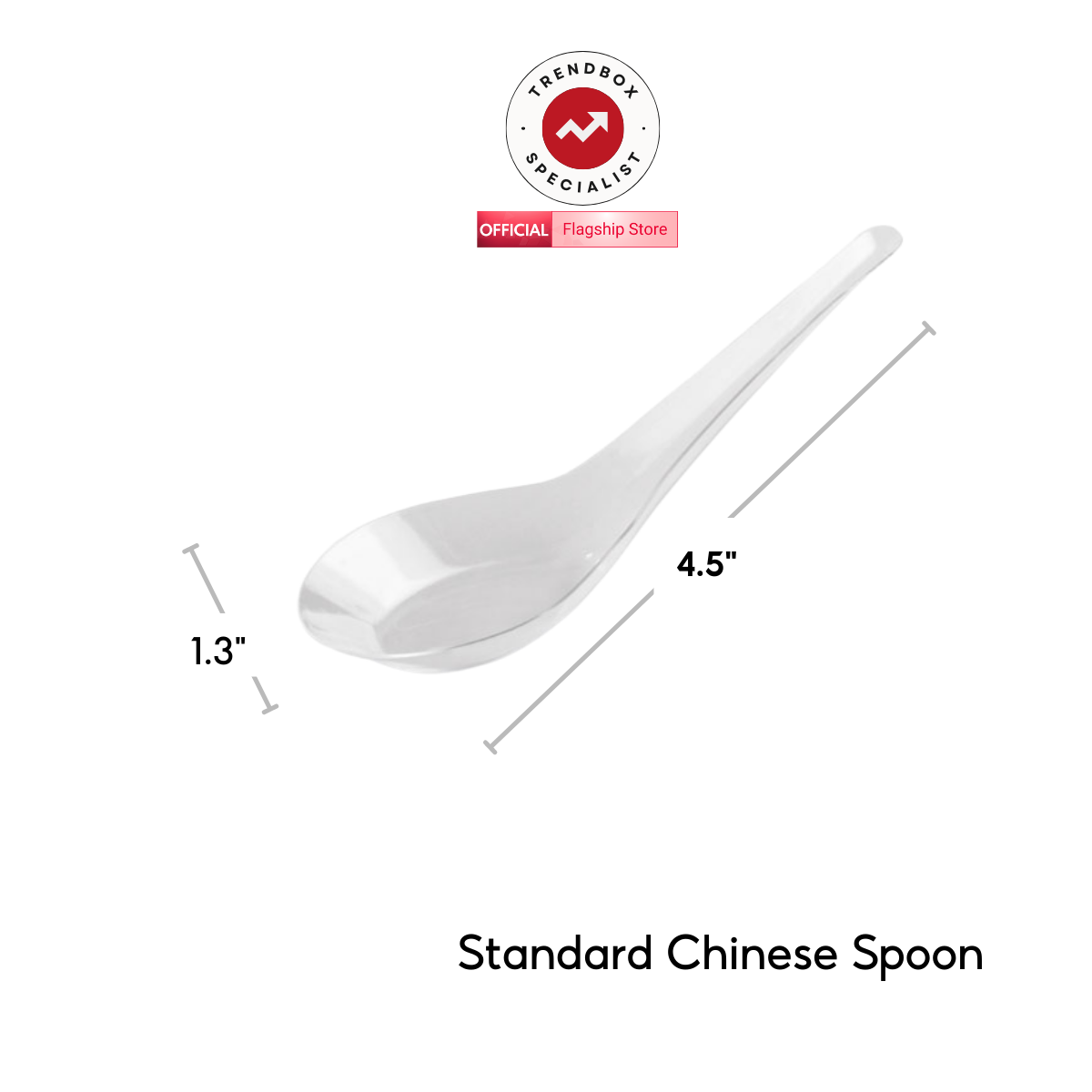 Trendbox Disposable Plastic Chinese Soup Spoon Ramen Spoon | Lazada PH