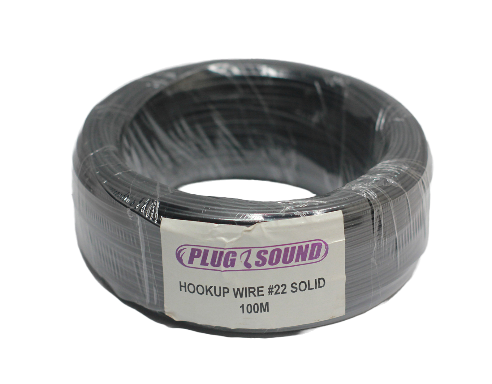 SOLID WIRE 22 AWG BLACK (1-ROLL/100-meter), ELECTRIC COPPER CABLE, BEST ...