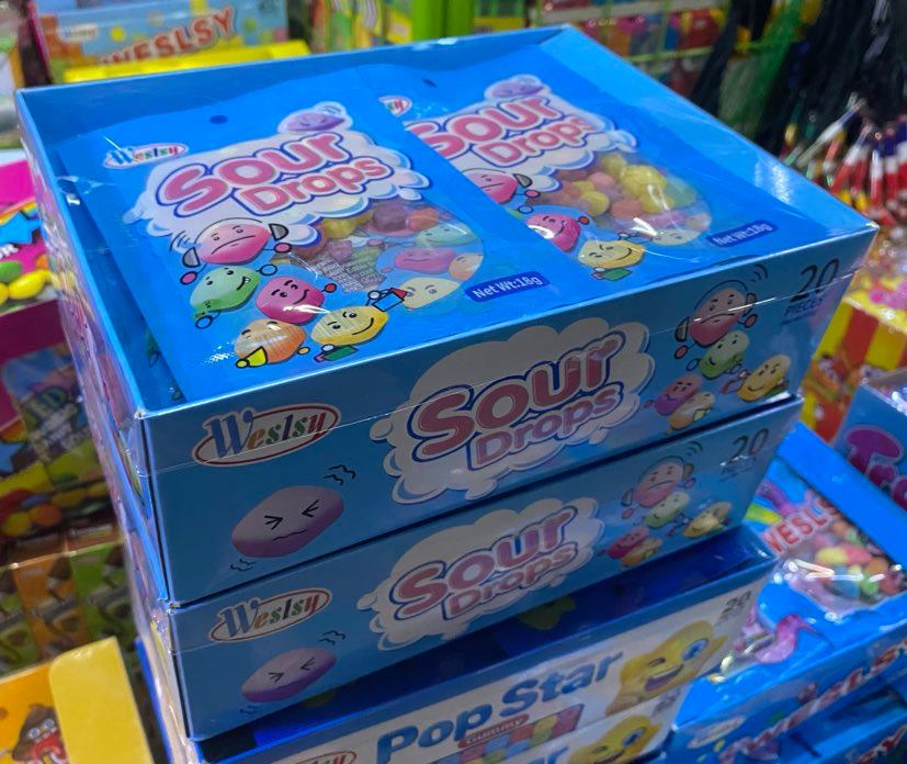 Delicious Sour Drops Candy - 20 pouch in a box - Lootbags Filler, Party ...