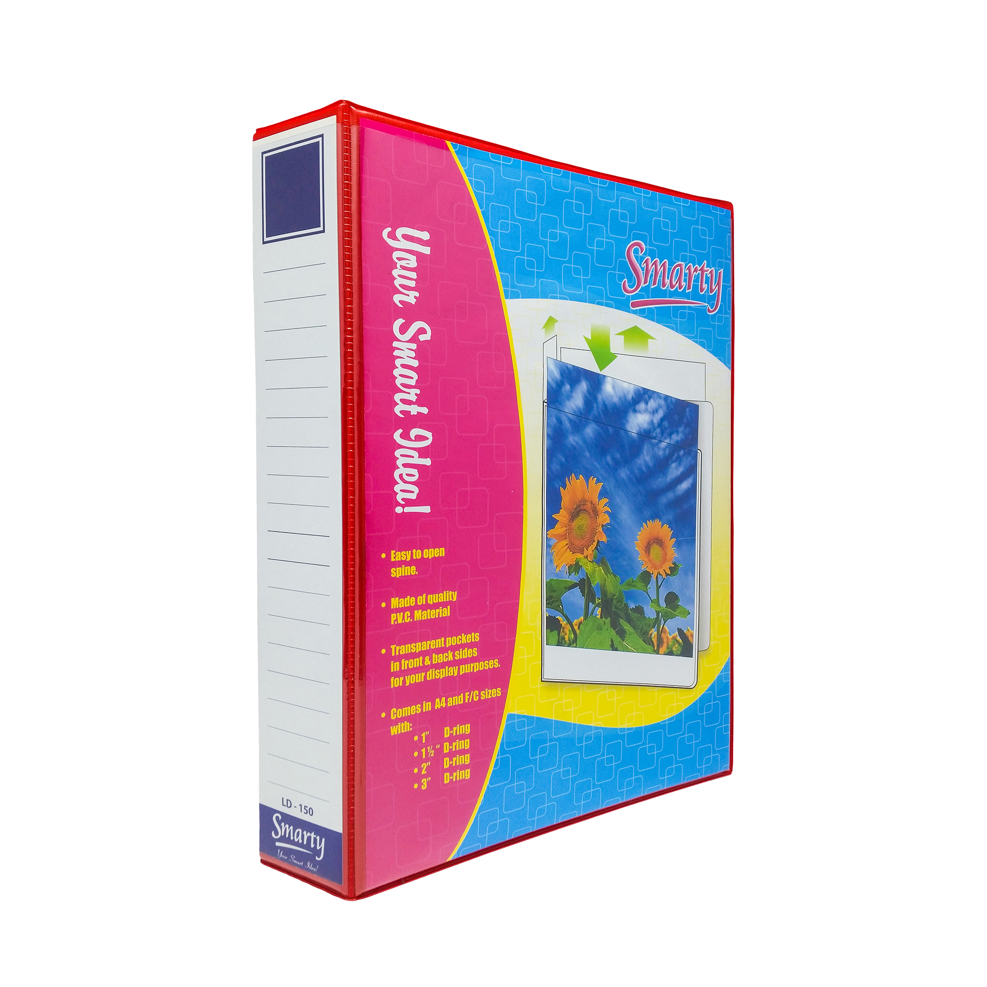 1.5" Inch FC/Long 3 Ring D-Type Binder Folder | Lazada PH