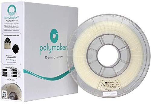 Polymaker PolyDissolve S2 (1.75mm) PVA Dissolvable 3D Printer Filament ...