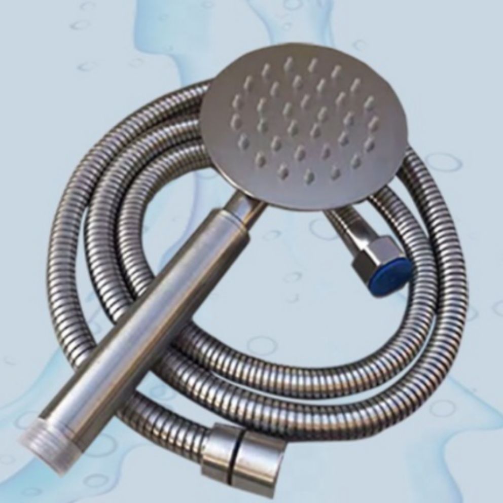 excel stainless steel tel-shower with hose with stand | Lazada PH