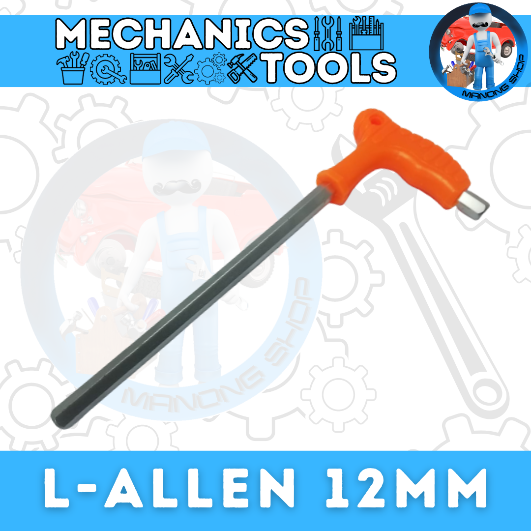 Manong Shop L Allen 12Mm Orange Hex Allen Chrome Vanadium Steel | Lazada PH