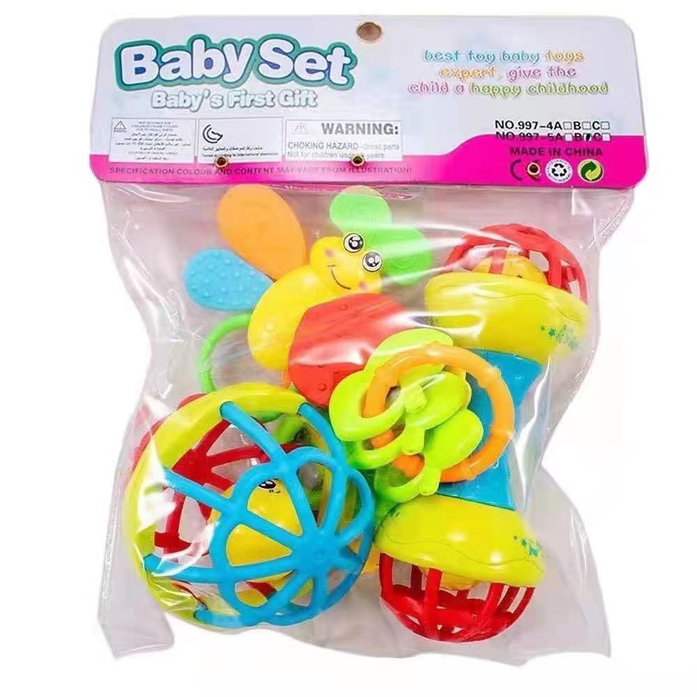 Rattle toys, baby rattles, baby soft rubber bells, hand bells 0-3 ...