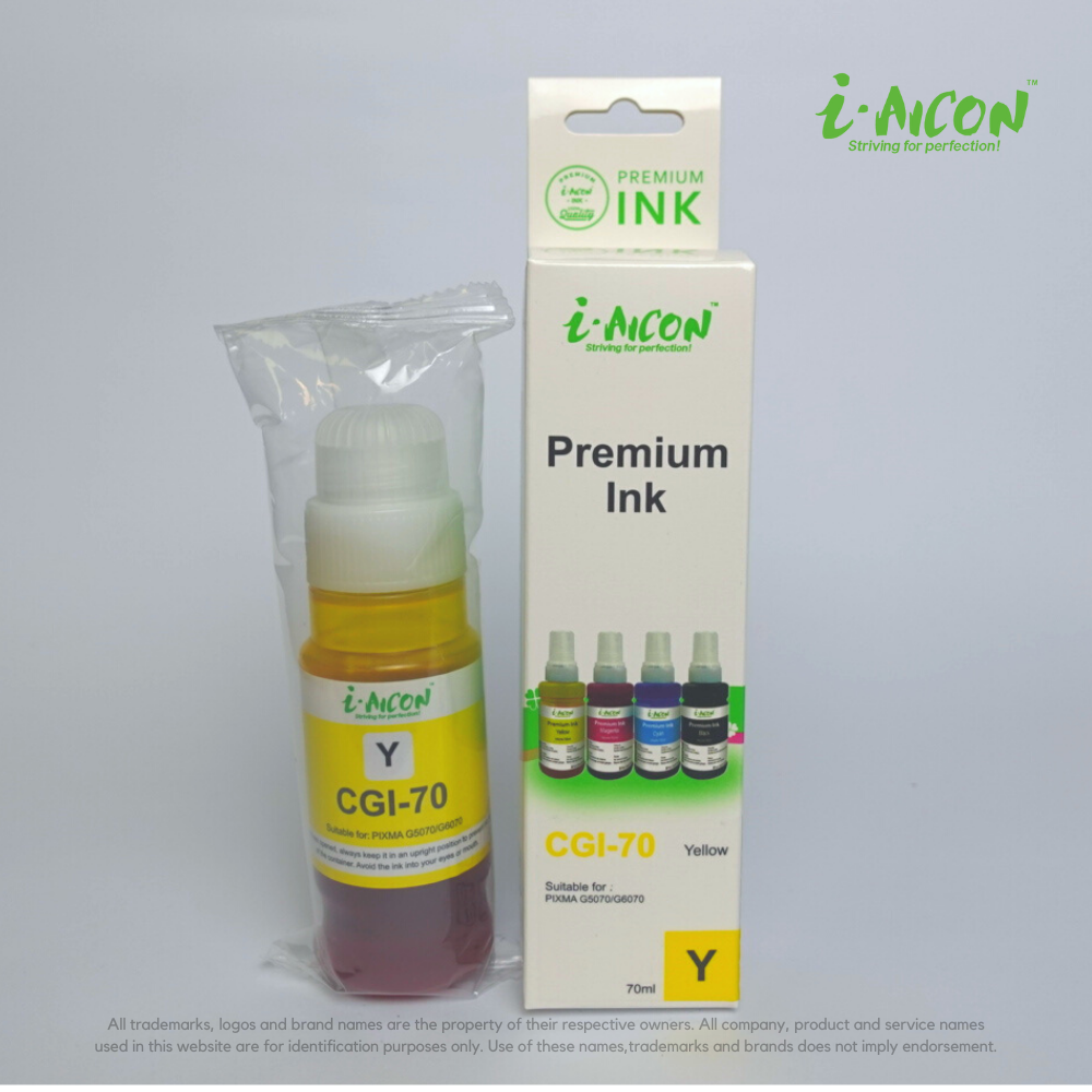 【🇵🇭 Ready stock】i-Aicon Premium Canon GI70 GI-70 GI 70 Pigment Compatible Refill Ink | Lazada PH