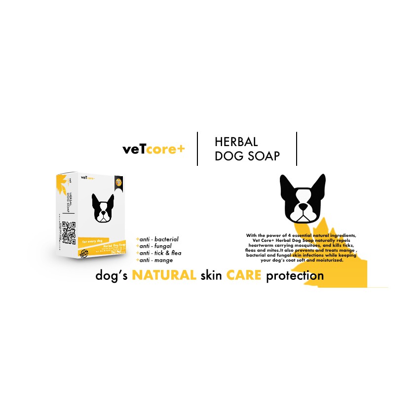 Vet Core+ Premium Herbal Dog Soap 120g | Lazada PH