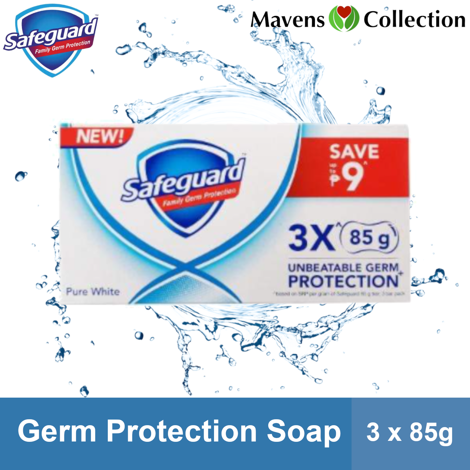 Safeguard 3x85g Family Germ Protection Soap Unbeatable Germ Protection ...