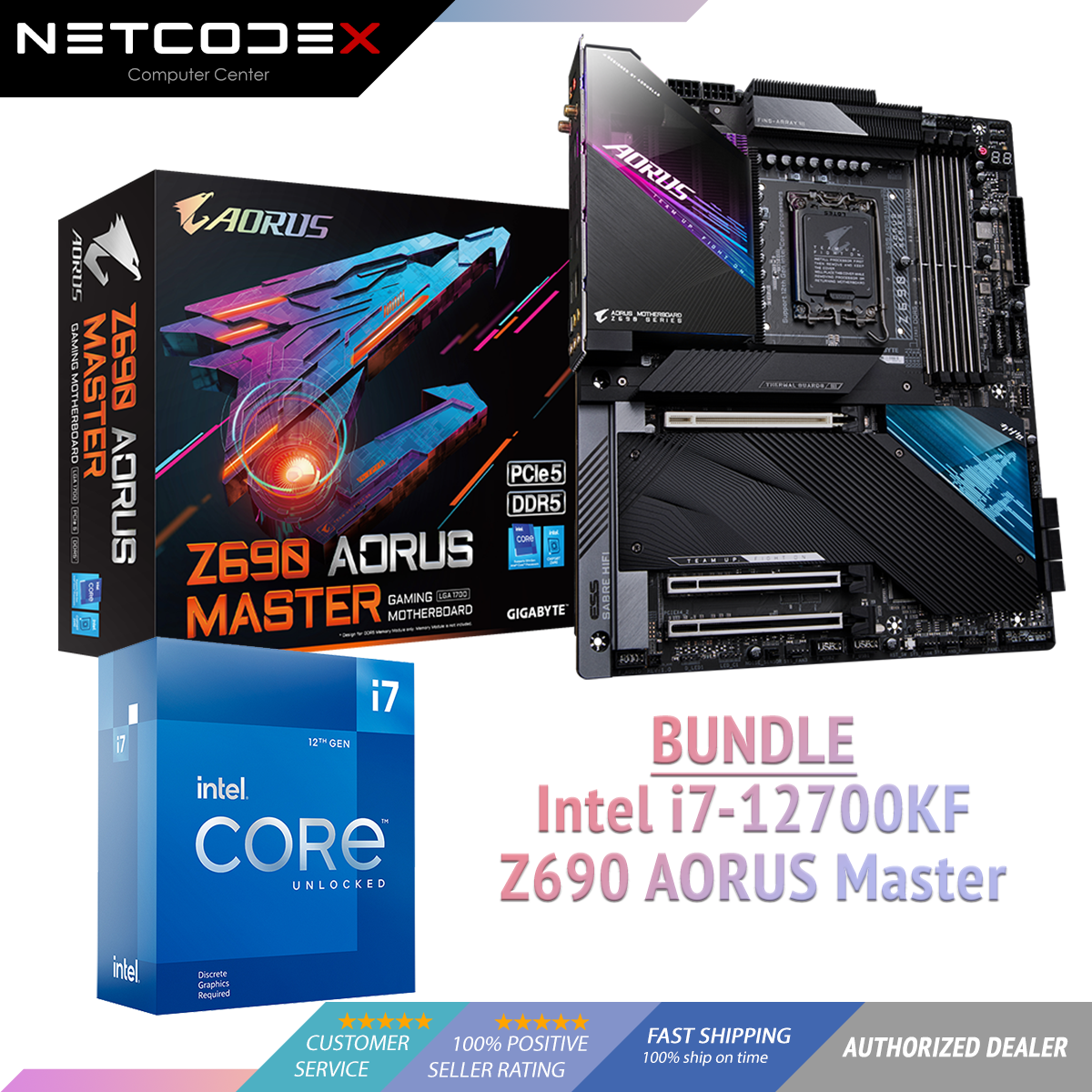 Intel i7-12700KF + Gigabyte Z690 Aorus Master Bundle 12 Cores 20 ...