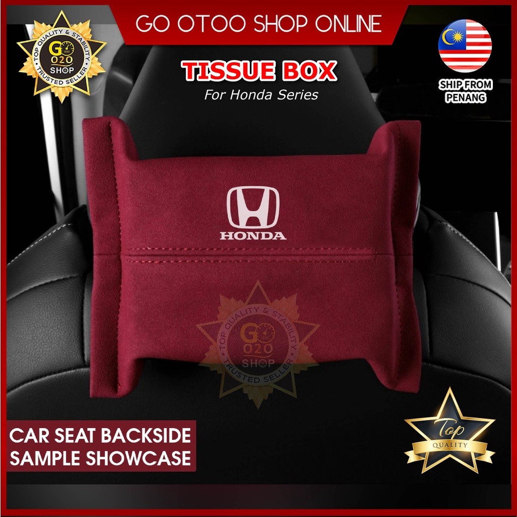 ☁ Car Tissue Box Holder Kotak Tisu Bag For Proton Perodua Honda Toyota ...