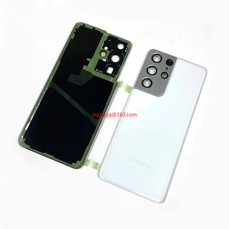 Kqgv- For Samsung Galaxy S21 Ultra Housing Glass Rear Case Back Cover ...