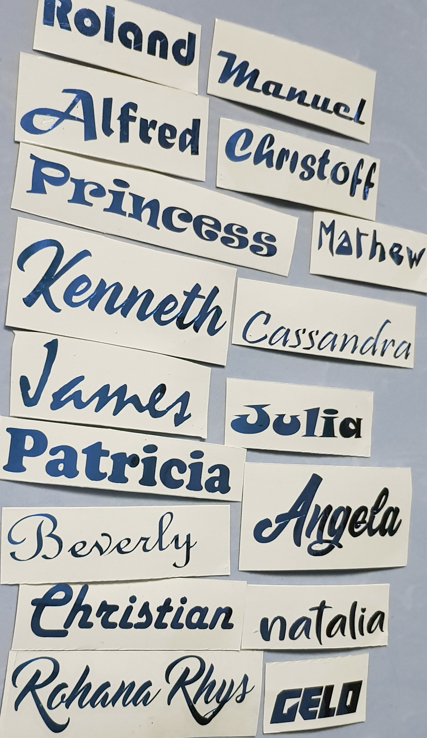 PERSONALIZED CUSTOMIZED NAME STICKER DECALS | Lazada PH