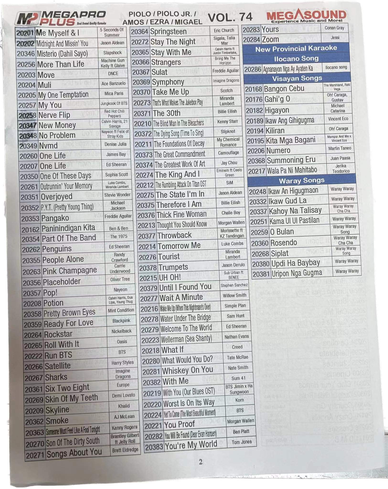 Volume 66 Update Disc MP Megapro MP1000 MP1000pro Danaya | Lazada PH