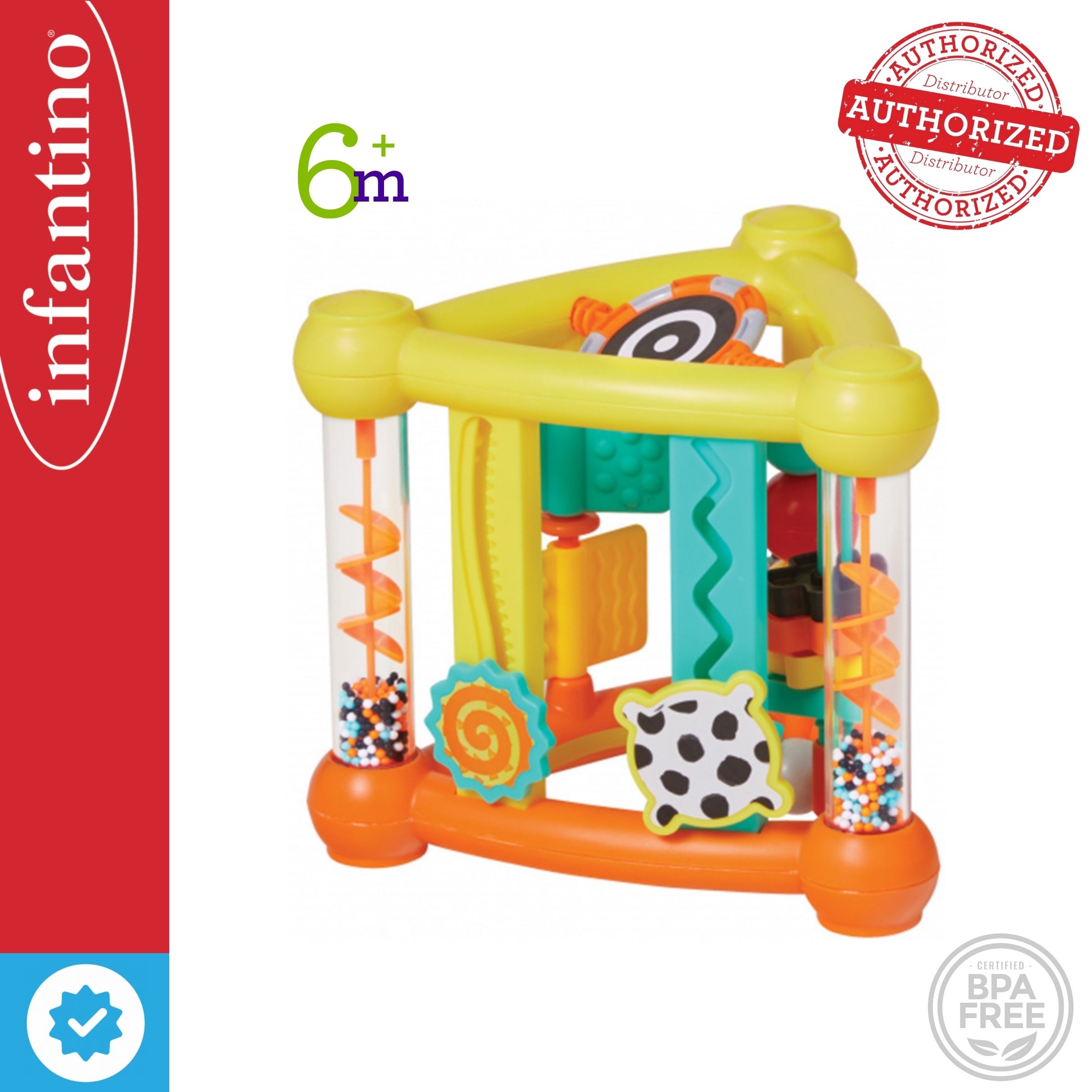 INFANTINO Activity Triangle (BPA-Free) for Sensory and Motor Skills ...