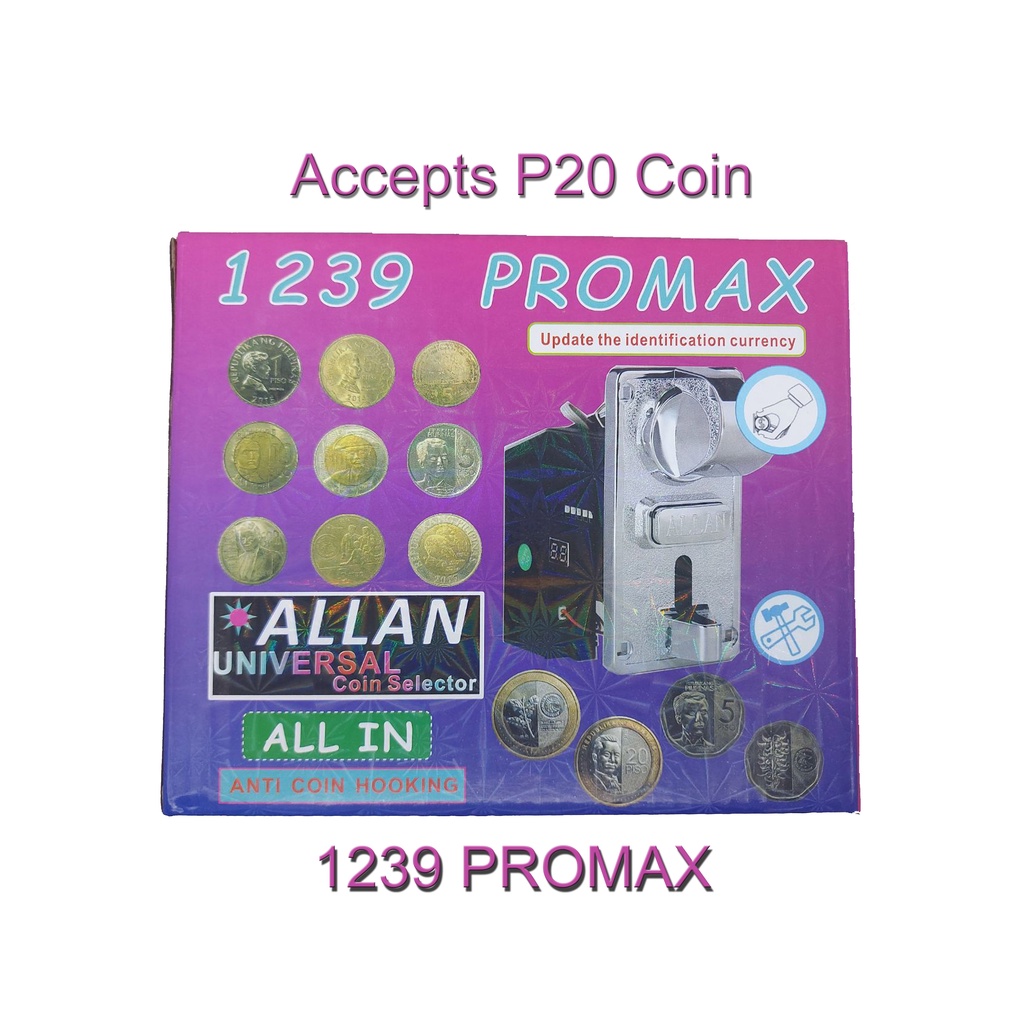 Allan Anti-Hooking Universal Coin Slot Selector 1239A and 1239 PROMAX ...
