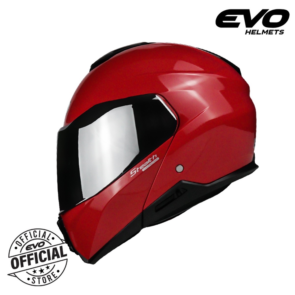 Promotions EVO Vxr-4000 Plain Modular Dual Visor Helmet | Lazada PH