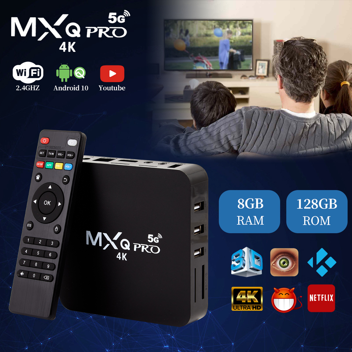 ASOBI Android TV Box Pro 4k 5g TV Box 8g+128g Smart Android Box on sale ...