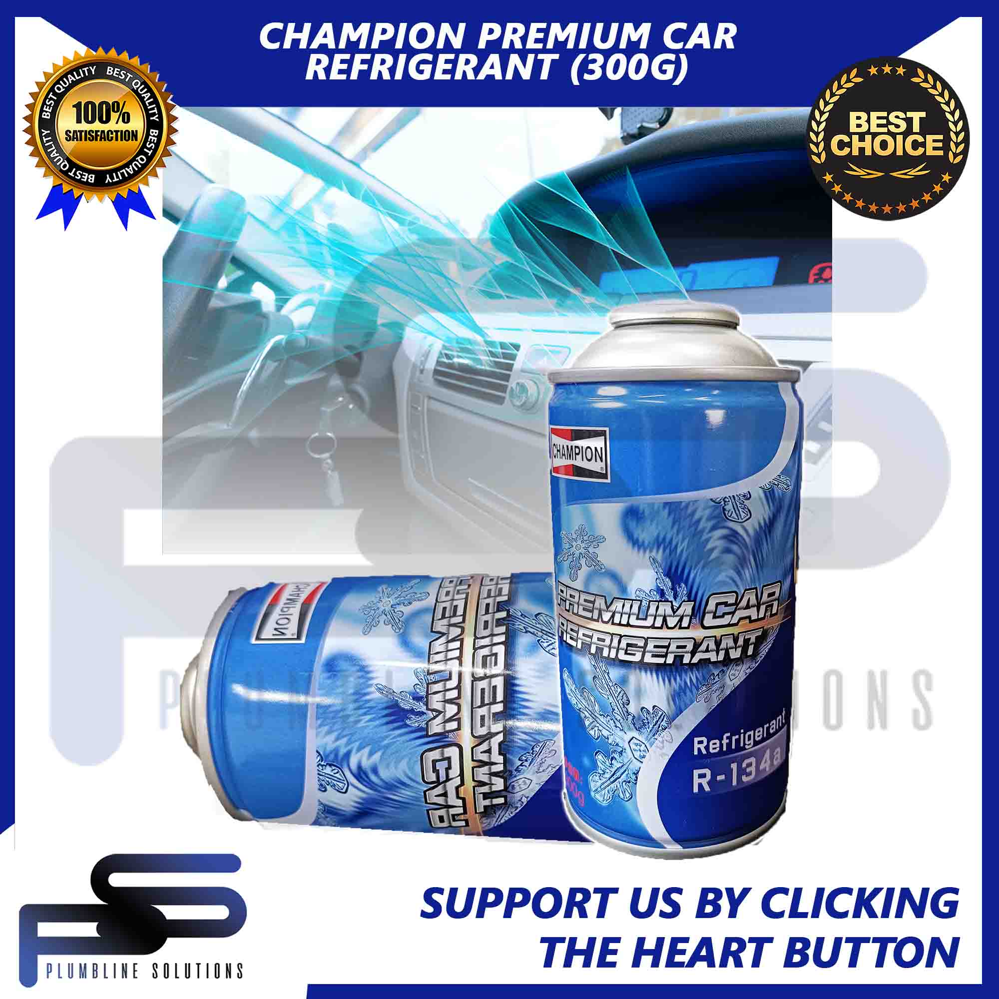 Automotive Universal Champion Premium Car Care Refrigerant 250 G & 300 ...