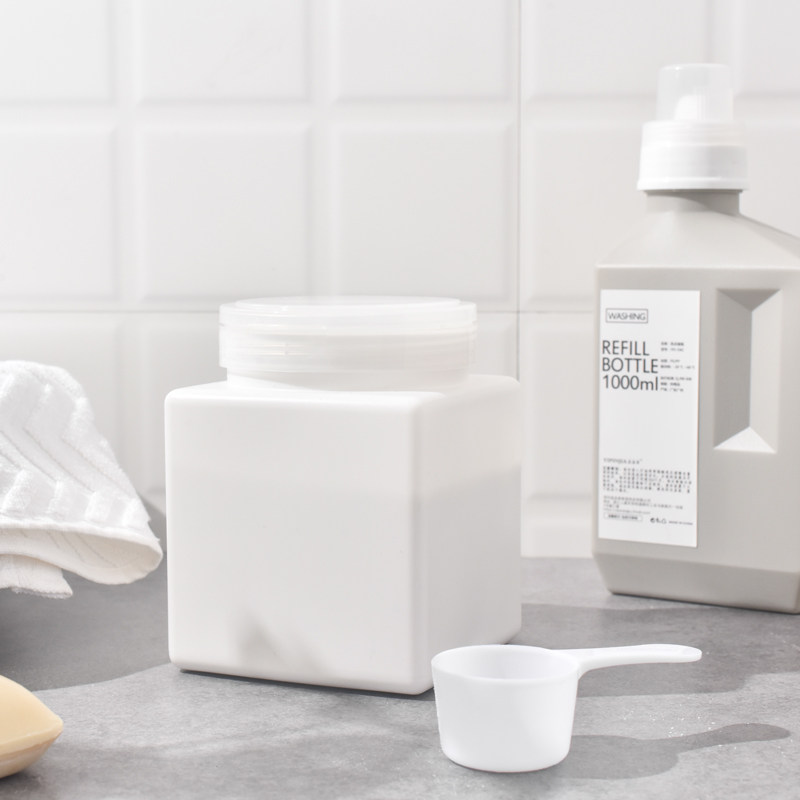 Yipinjia Laundry Condensate Bead Sealed Cans Washing Powder Storage Box ...