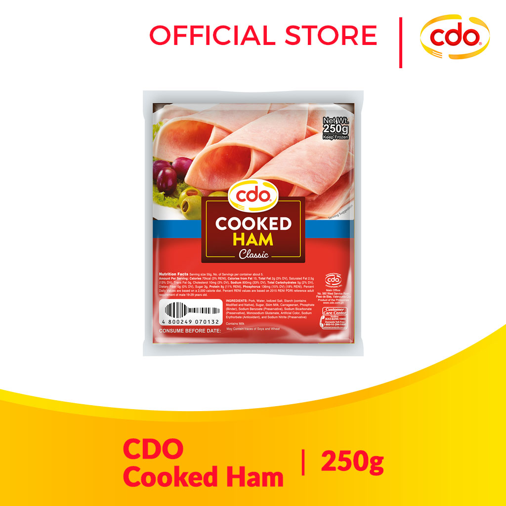 CDO Classic Cooked Ham 250g | Lazada PH