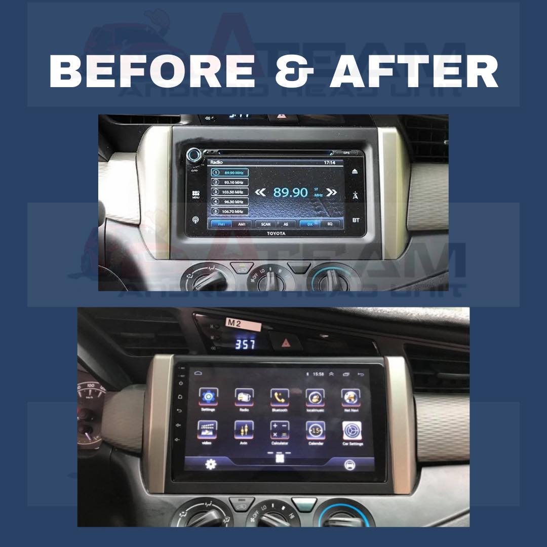 TOYOTA INNOVA CAR ANDROID HEAD UNIT 2015 2016 2017 2018 2019 CAR STEREO ...