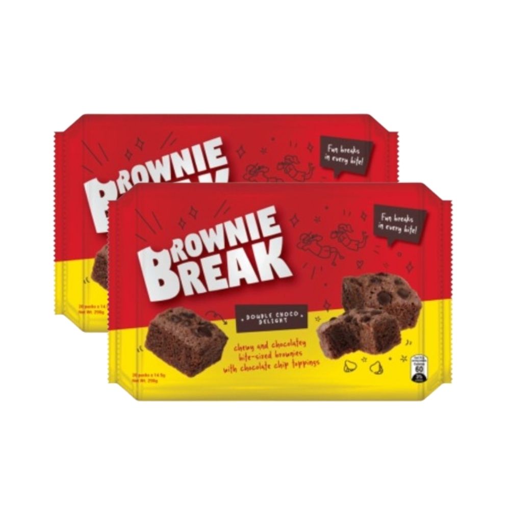 Brownie Break Double Choco Delight 14.50g x 20 pcs-Pack of 2 | Lazada PH