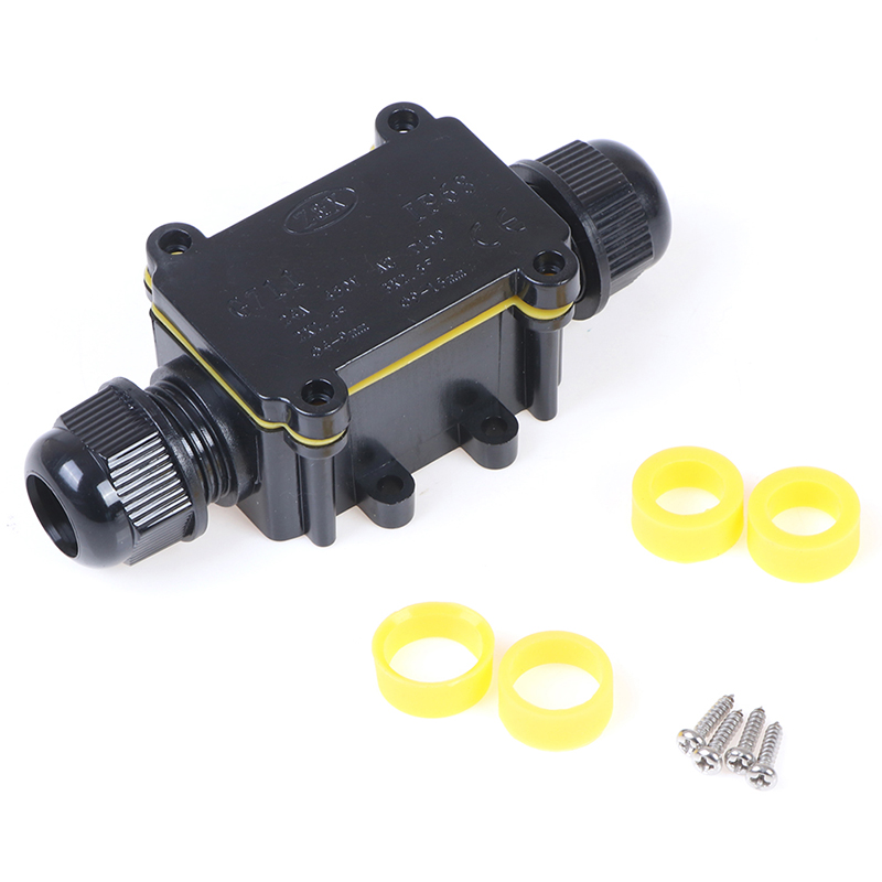 2 Way Waterproof Electrical Junction Box For Outdoor Lighting Cable ...