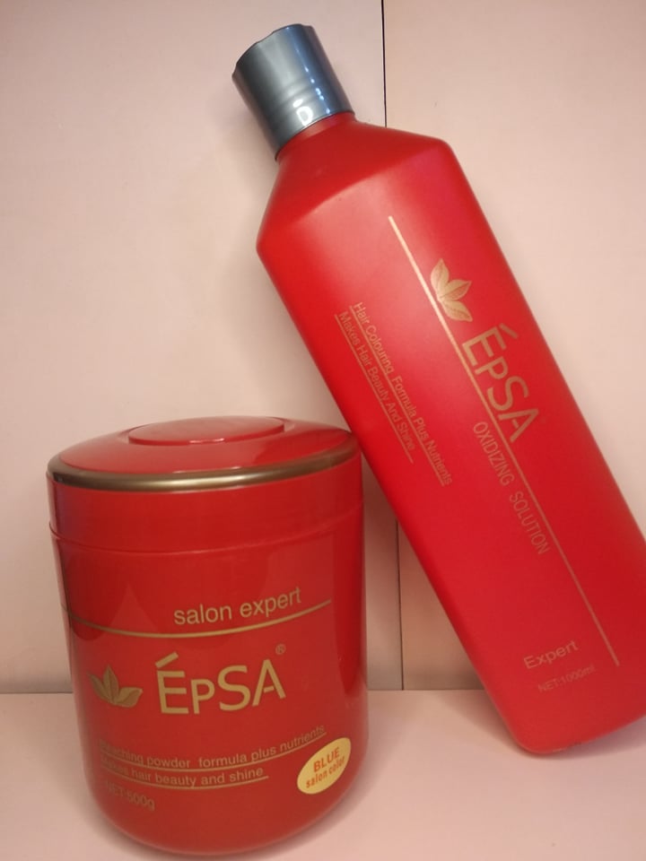EPSA SALON WHITE BLEACHING POWDER 500ML WITH OXIDIZER 1000ml | Lazada PH