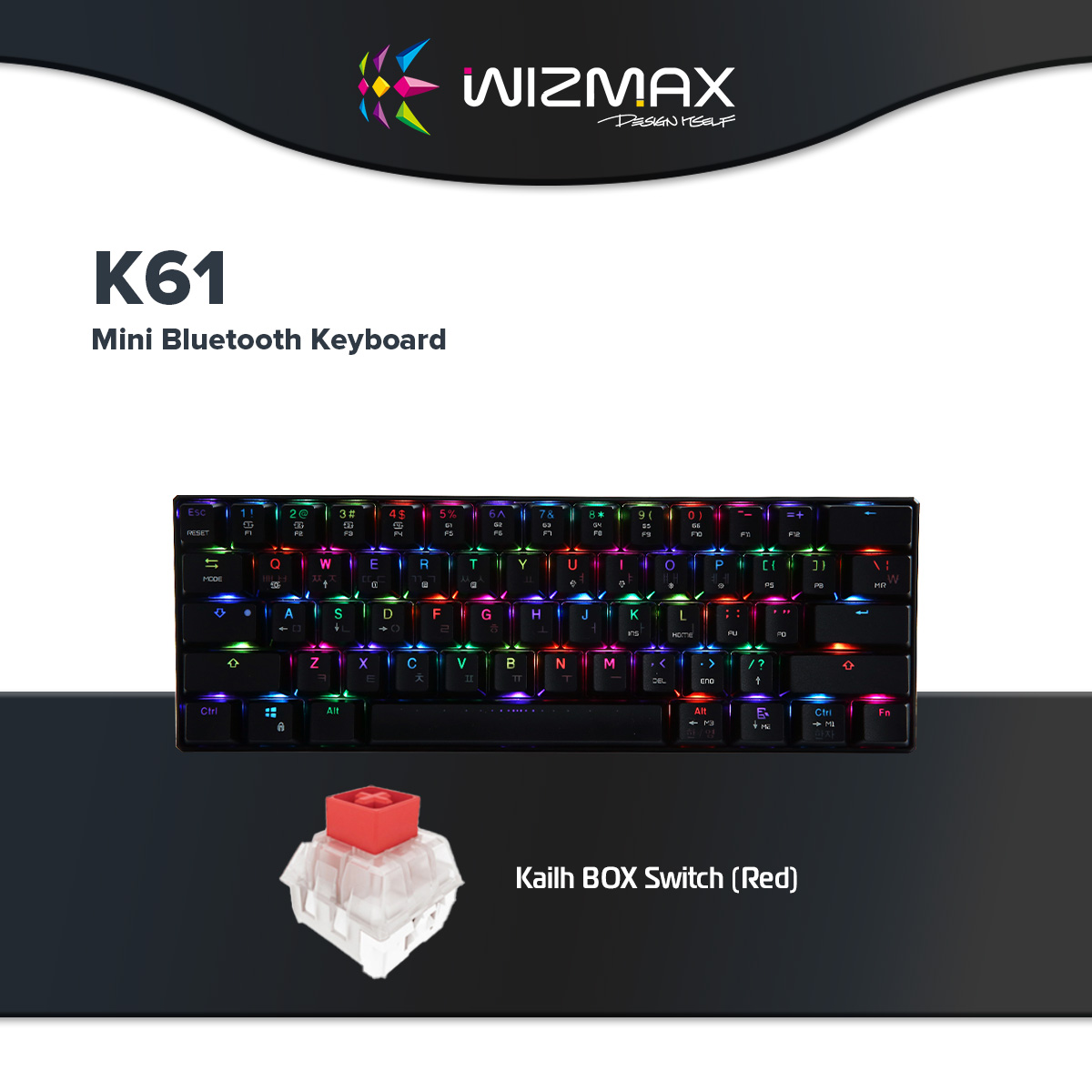 Manic K61 Mini Gaming Mechanical Keyboard | Lazada PH