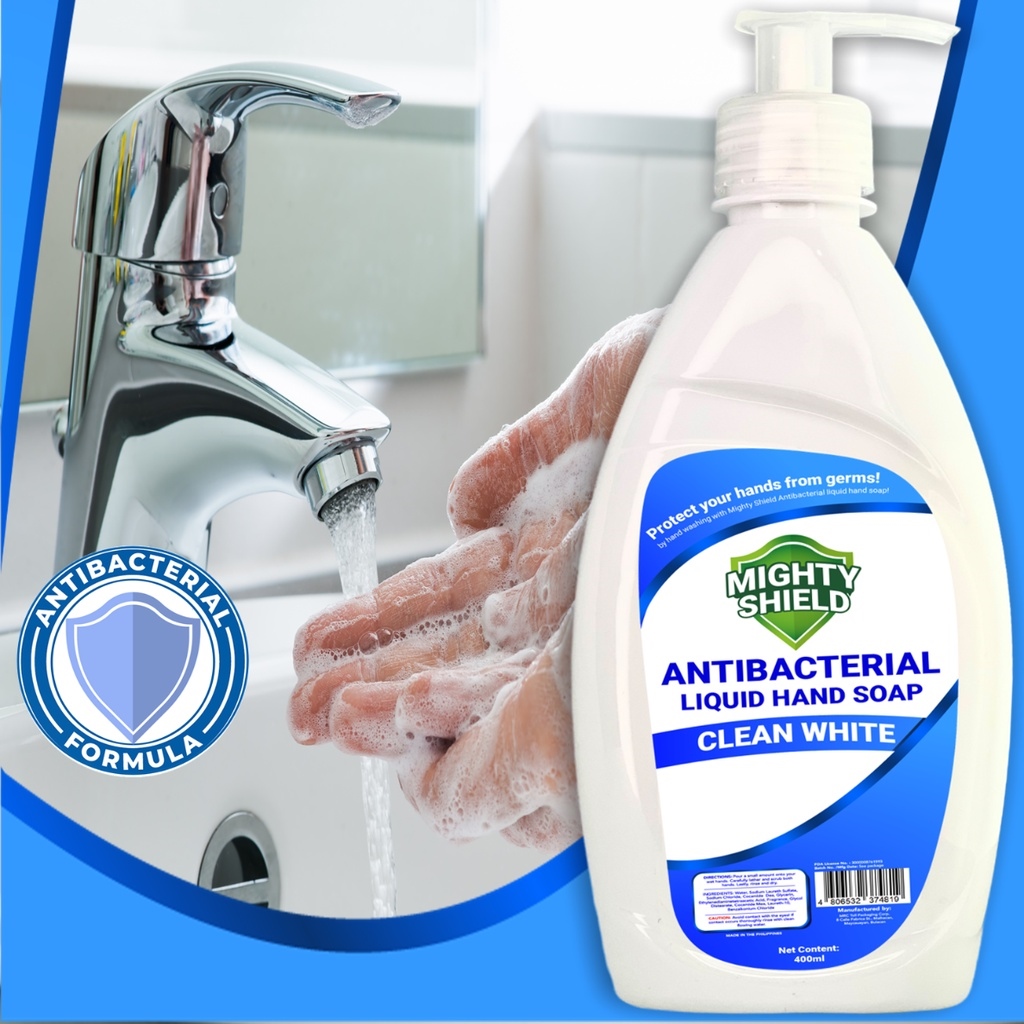 Mighty Shield Antibacterial Liquid Hand Soap - Shangrila Scent M ...